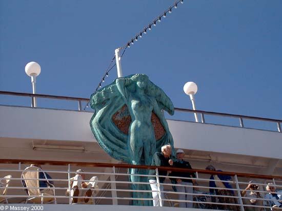 Figureheads aboard Black Watch, Black Prince & Braemar